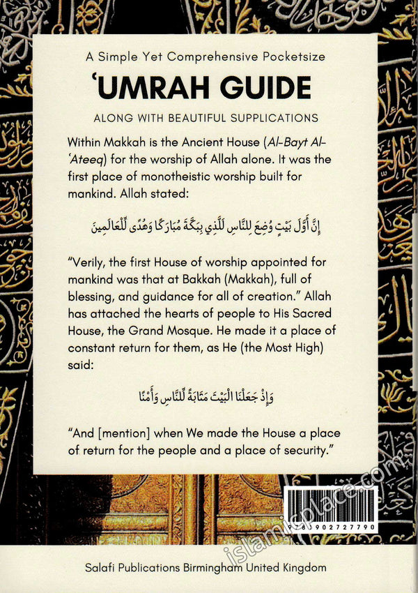 A Simple Yet Comprehensive Pocketsize 'Umrah Guide Along With Beautifu ...