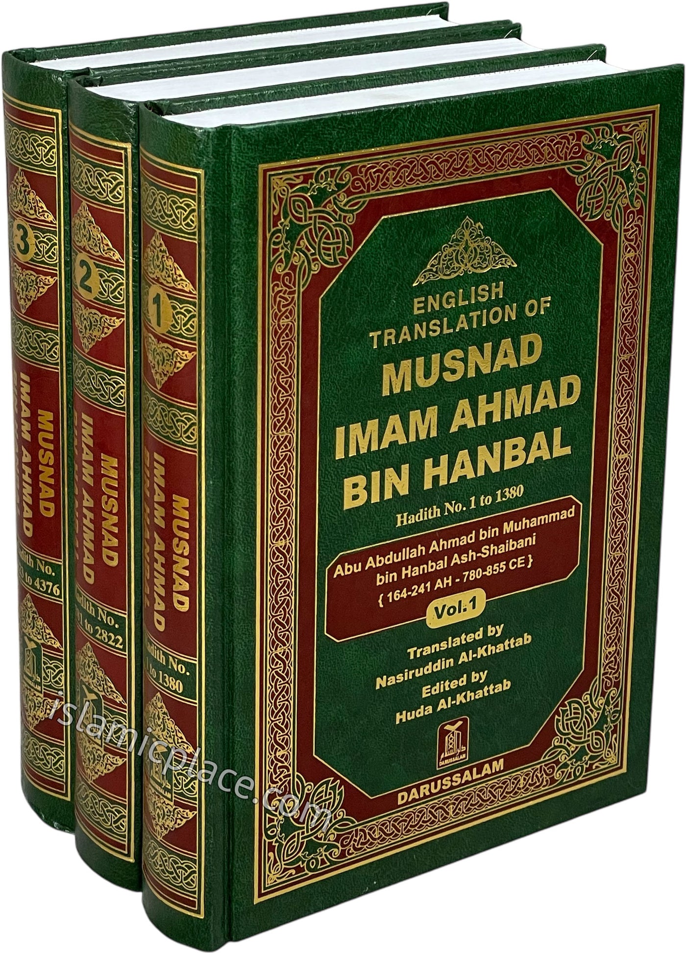 [3 vol set] Musnad Imam Ahmad Bin Hanbal (Arabic & English) - The ...