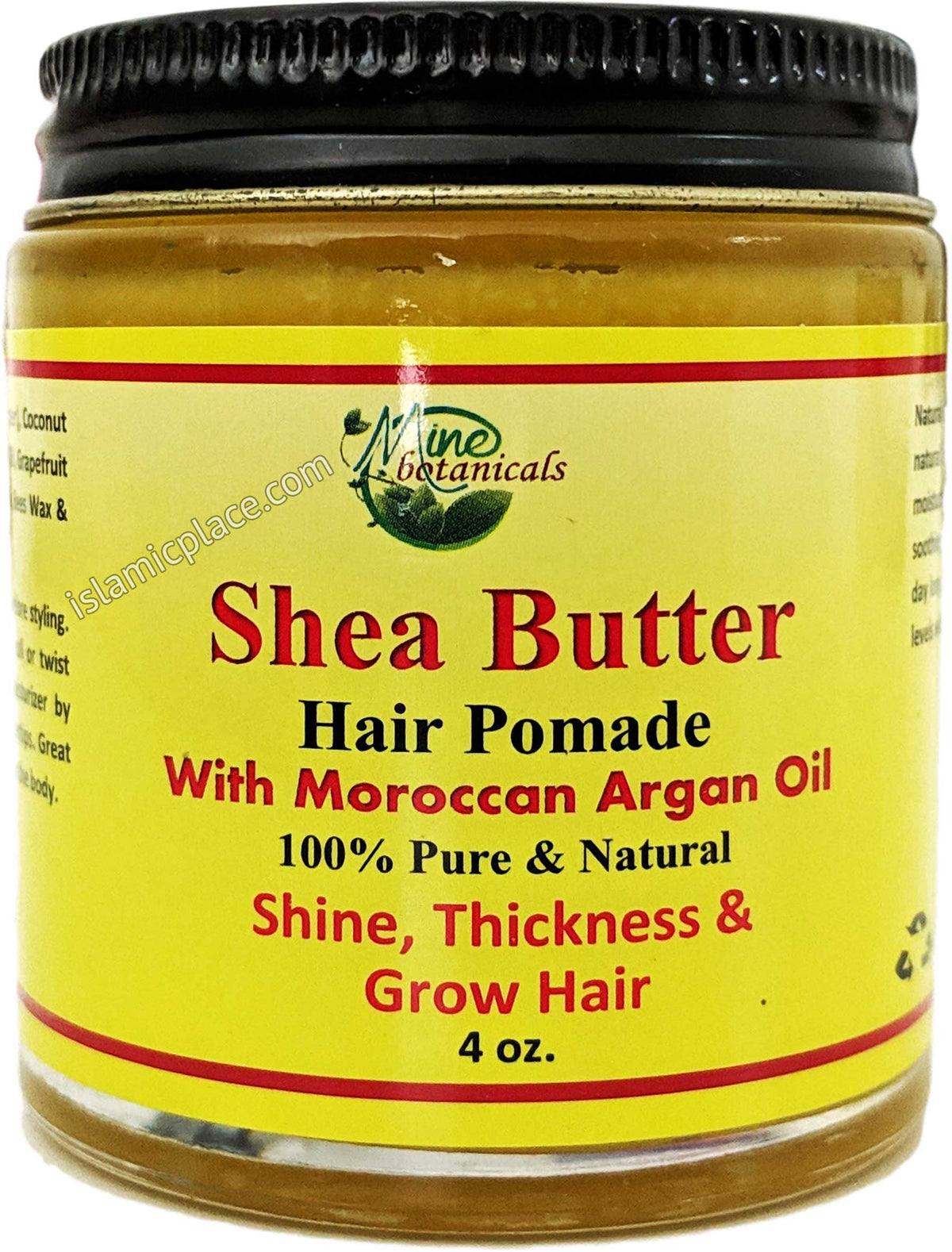 Shea Butter Hair Pomade with Moroccan Argan Oil - The Islamic Place