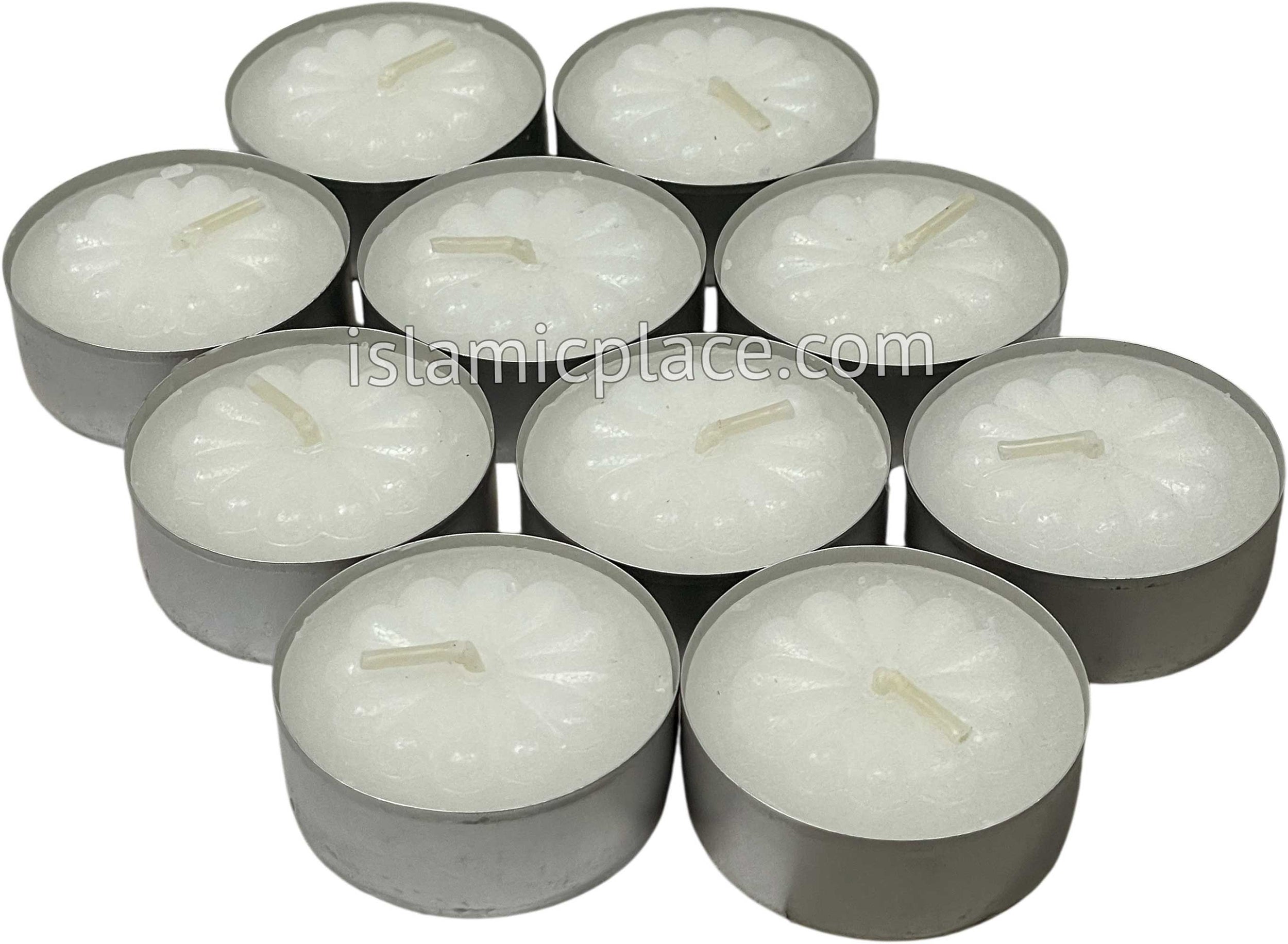 10 Tea Lights pack (Burns up to 5 Hours) - The Islamic Place