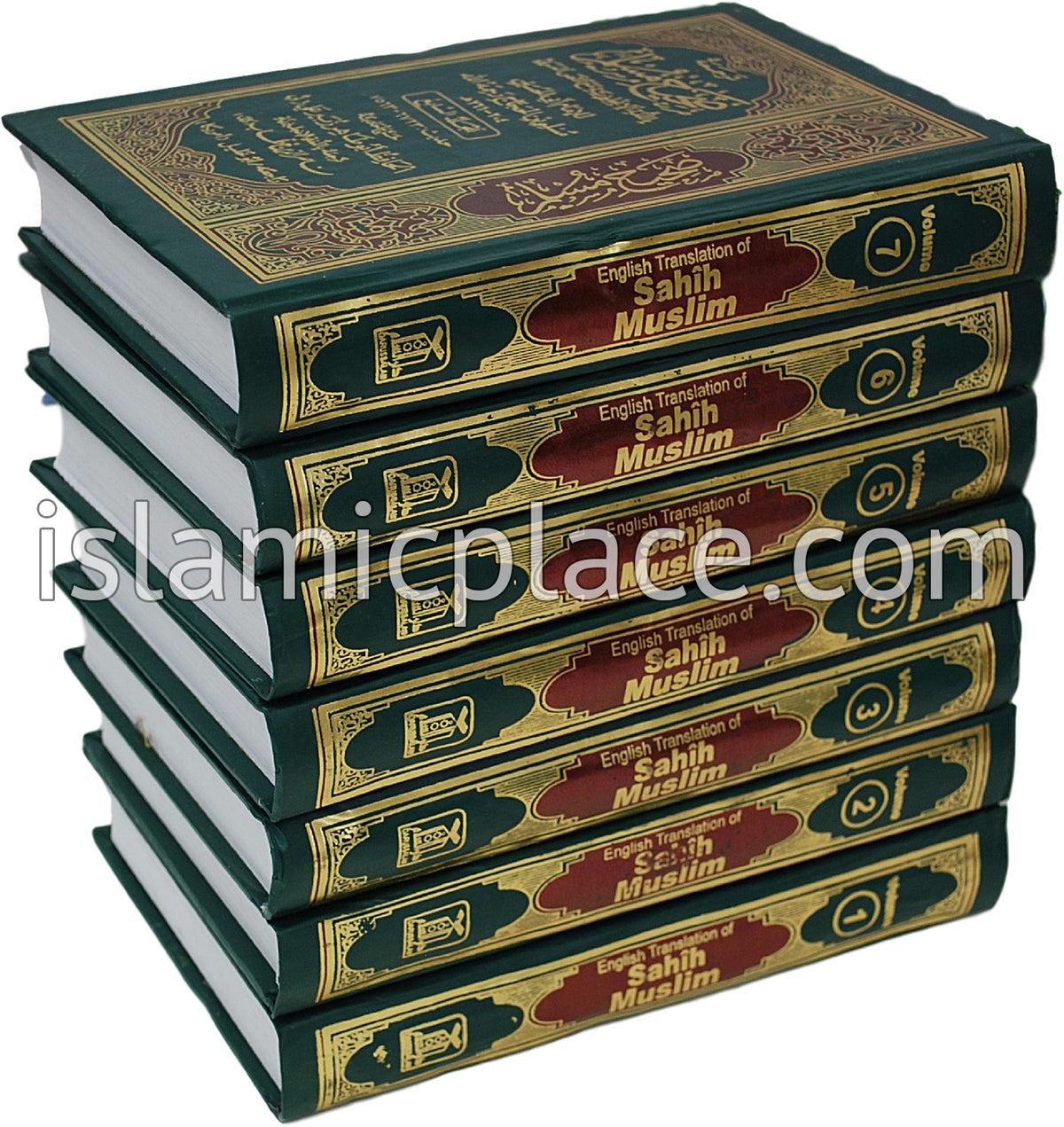 [7 vol set] Sahih Muslim (Arabic and English) - The Islamic Place