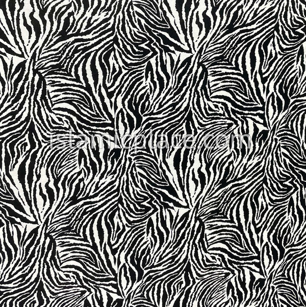 Black and White Zebra Print- Printed Teen to Adult (Large) Hijab Al-Am ...