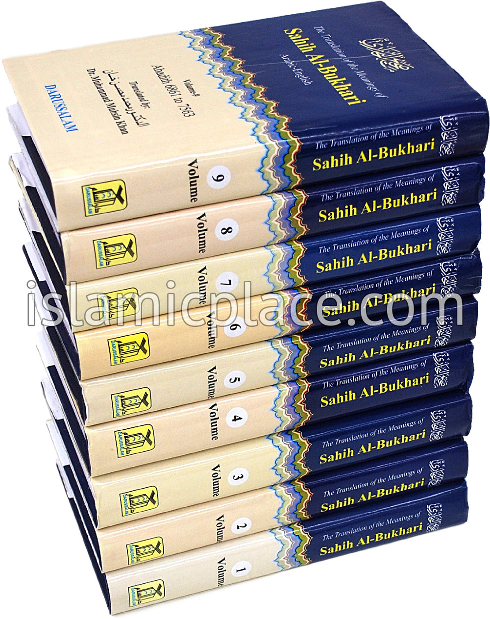 [9 vol set] Sahih Al-Bukhari (Arabic and English) - The Islamic Place